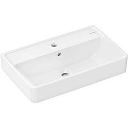 Hansgrohe Xanuia Q Waschtisch 61124450 600x370mm, mit Hahnloch/Überlauf, SmartClean, weiß