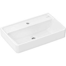 Hansgrohe Xanuia Q Waschtisch 60215450 600x370mm, mit Hahnloch, ohne Überlauf, weiß