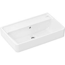 Hansgrohe Xanuia Q Waschtisch 61125450 600x370mm, ohne Hahnloch, mit Überlauf, SmartClean, weiß