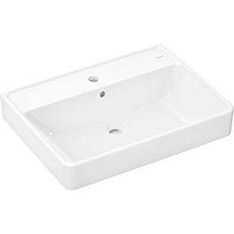 Hansgrohe Xanuia Q Waschtisch 60252450 650x480mm, mit Hahnloch/Überlauf, geschliffen, weiß