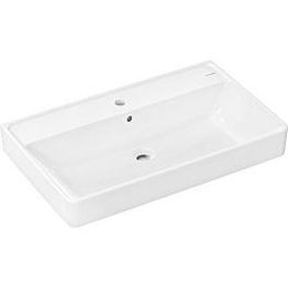 Hansgrohe Xanuia Q Waschtisch 61136450 800x480mm, mit Hahnloch/Überlauf, SmartClean, weiß