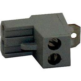 Wolf Gegenstecker grau 2-polig 2744615 mit Brücke, für KM-Modul