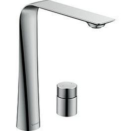 Duravit D.1 Waschtisch-2-Loch-Armatur D11130009010 ohne Zugstangen-Ablaufgarnitur, mit Drehgriff, Ausladung 180mm, chrom