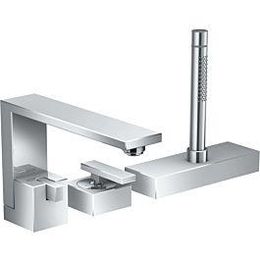 Hansgrohe Axor Edge 3-Loch-Wannenarmatur 46430000 chrom, Wannenrandmontage, Ausladung 210mm