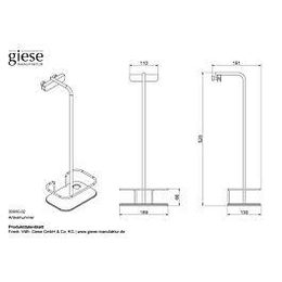 Giese Duschkorb VIPA 30950-02 chrom