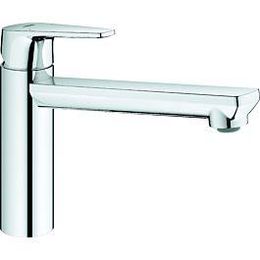 Grohe BauEdge Spültisch-Einhebelmischer 31693000 chrom, schwenkbarer, mittelhoher Auslauf