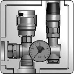 Wolf Bwl Sicherheitsgruppe 2071383 1/BWS-1, für Wärmepumpe