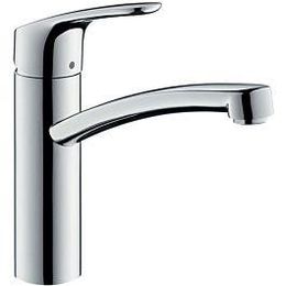 Hansgrohe Focus M41 Küchenarmatur 160 1jet 31804000 schwenkbarer Auslauf, Niederdruck, chrom