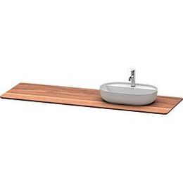 Duravit Luv Waschtisch-Konsole LU9463R7777 178,3x59,5cm, rechts, nussbaum, aus Massivholz, mit 1 Ausschnitt