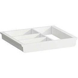 Laufen Space Ordnungssystem H4954051606311 32x4,5x27,4cm, für große Schubladen, weiß