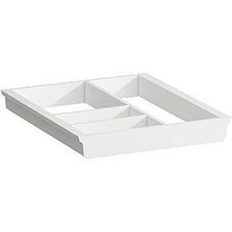 Laufen Space Ordnungssystem H4954071606311 32x4,5x37,4cm, für große Schubladen, weiß