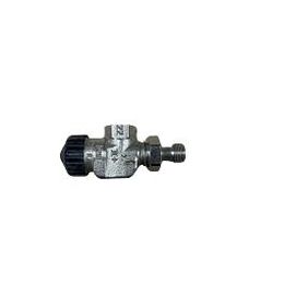 Heimeier Thermostat-Ventilunterteil 222501000 Axial, 3/8", Rotguss vernickelt