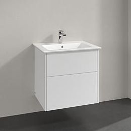 Villeroy & Boch Villeroy & Boch Finero Waschtischunterschrank S00501DHR1 inklusive Waschtisch, Glossy White, 2 Auszüge