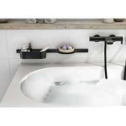 Hansgrohe WallStoris Badewannenset 27966670 aus Kunststoff, Mattschwarz