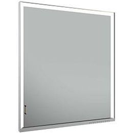 KEUCO Royal Lumos Spiegelschrank 14311172101 Wandeinbau, silber-eloxiert, verdecktes Ablagefach, 650 x 735 x 165 mm, Anschlag rechts