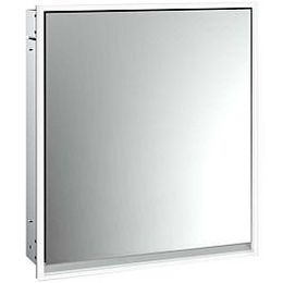 Emco Loft Unterputz-Lichtspiegelschrank 979805103 600x733mm, LED umlaufend, 1 Tür, Anschlag rechts, aluminium/Spiegel