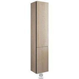 Burgbad Junit Hochschrank HSIF035LF3150 35 x 176 x 32 cm, 2 Türen links, Eiche Dekor Cashmere