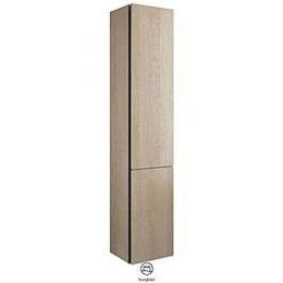 Burgbad Junit Hochschrank HSIE035LF3150 35 x 176 x 32 cm, 2 Türen links, Eiche Dekor Cashmere