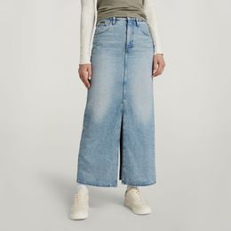 G-Star Raw Viktoria Long Rock - Hellblau - Damen