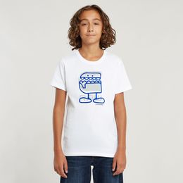 G-Star Raw Kids T-Shirt Comic - Weiß - jungen