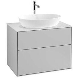 Villeroy & Boch Villeroy und Boch Finion Waschtischunterschrank G75100GJ 80x60,3cm, Emotion, Abdeckplatte white matt, Light grey matt