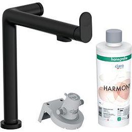 Hansgrohe Aqittura M91 Küchenarmatur 76802670 1jet, Starter Set, mattschwarz