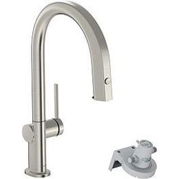 Hansgrohe Aqittura M91 Küchenarmatur 76826800 Ausziehauslauf, 1jet, sBox, Edelstahl Finish