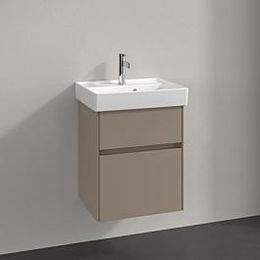 Villeroy & Boch Villeroy und Boch Collaro Waschtischunterschrank C00600VM 46x54,6x37,4cm, Waschbecken mittig, taupe