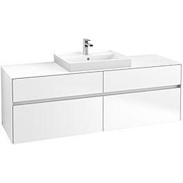 Villeroy & Boch Villeroy und Boch Villeroy & Boch Collaro Waschtischunterschrank C02500MS 160x54,8x50cm, Waschtisch mittig, White Matt