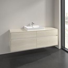 Villeroy & Boch Villeroy und Boch Collaro Waschtischunterschrank C02500AA 160x54,8x50cm, Waschtisch mittig, white oak