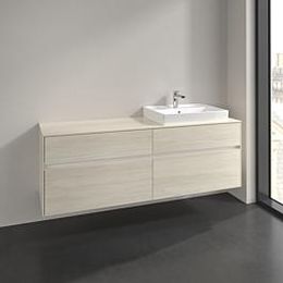 Villeroy & Boch Villeroy und Boch Collaro Waschtischunterschrank C02300AA 160x54,8x50cm, Waschtisch rechts, white oak