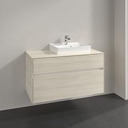 Villeroy & Boch Villeroy und Boch Collaro Waschtischunterschrank C01500AA 100x54,8x50cm, Waschtisch rechts, white oak