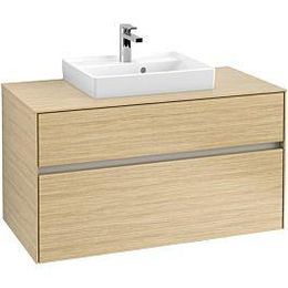 Villeroy & Boch Villeroy und Boch Villeroy & Boch Collaro Waschtischunterschrank C01600VJ 100x54,8x50cm, Waschtisch mittig, Nordic Oak