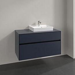 Villeroy & Boch Villeroy und Boch Collaro Waschtischunterschrank C01500VQ 100x54,8x50cm, Waschtisch rechts, marine blue