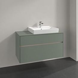 Villeroy & Boch Villeroy und Boch Collaro Waschtischunterschrank C01800AF 100x54,8x50cm, Waschtisch rechts, soft green