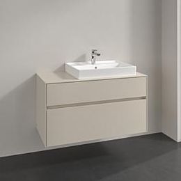 Villeroy & Boch Villeroy und Boch Collaro Waschtischunterschrank C01800VN 100x54,8x50cm, Waschtisch rechts, cashmere grey