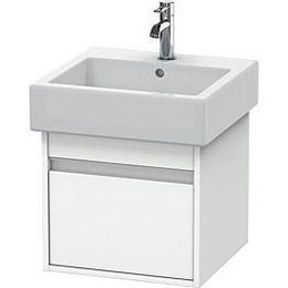 Duravit Ketho Waschtisch-Unterschrank KT668501818 45 x 44 cm, weiß matt, 1 Auszug, wandhängend