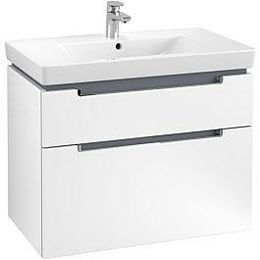 Villeroy & Boch Villeroy & Boch Subway 2.0 Unterschrank A91410MS 78,7 x 59 x 44,9 cm, weiß matt, Griff chrom