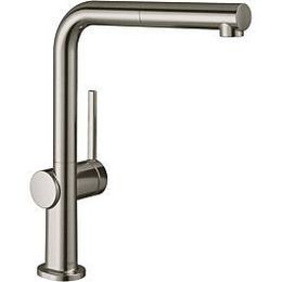 Hansgrohe Talis M54-270 Küchenarmatur 72809800 Ausziehauslauf, 1jet, sBox, Edelstahl Finish