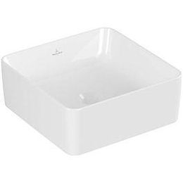 Villeroy & Boch Villeroy und Boch Collaro Aufsatzwaschtisch 4A2138R1 ohne Überlauf, 38x38cm, weiß C-plus