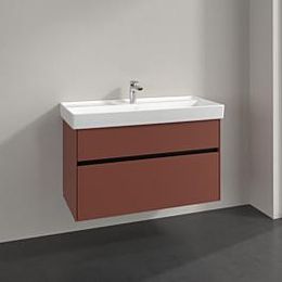 Villeroy & Boch Villeroy und Boch Collaro Waschtischunterschrank C01100AH 95,4x54,6x44,4cm, Waschbecken mittig, wine red