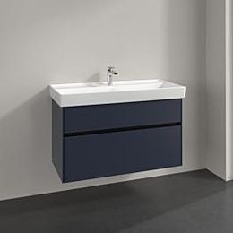 Villeroy & Boch Villeroy und Boch Collaro Waschtischunterschrank C01100VQ 95,4x54,6x44,4cm, Waschbecken mittig, marine blue