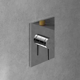 Villeroy & Boch Villeroy und Boch Conum Fertigmontageset TVS12700400061 Unterputz-Einhebel-Duscharmatur, Wandmontage, chrom