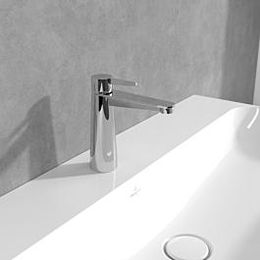 Villeroy & Boch Villeroy und Boch Conum Einhebel-Waschtischarmatur TVW12700300161 ohne Ablaufgarnitur, chrom