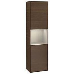 Villeroy & Boch Villeroy und Boch Finion Hochschrank G470HHGN 41,8x151,6cm, rechts, Emotion, Regal Sand Matt Lacquer, Walnut veneer