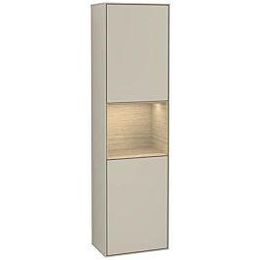 Villeroy & Boch Villeroy und Boch Finion Hochschrank F460PCHH 41,8x151,6x27cm, links, Regal Oak Venerr, Sand Matt Lacquer