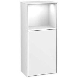 Villeroy & Boch Villeroy und Boch Finion Seitenschrank G520GFGF 41,8cm, links, Ladestation, Emotion, Regal Glossy white lacquer, Glossy white lacquer