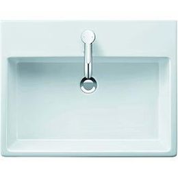 Duravit Vero Air Waschtisch 23506000411 weiss wondergliss, 60x47cm, mit Hahnloch, ohne Überlauf