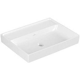 Villeroy & Boch Villeroy und Boch Collaro Waschtisch 4A336301 ohne Überlauf, ohne Hahnloch, 60x47cm, weiß