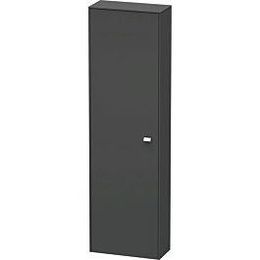 Duravit Brioso Hochschrank BR1321L1049 520x1770x240mm, Graphit Matt, Tür l., Griff Chrom